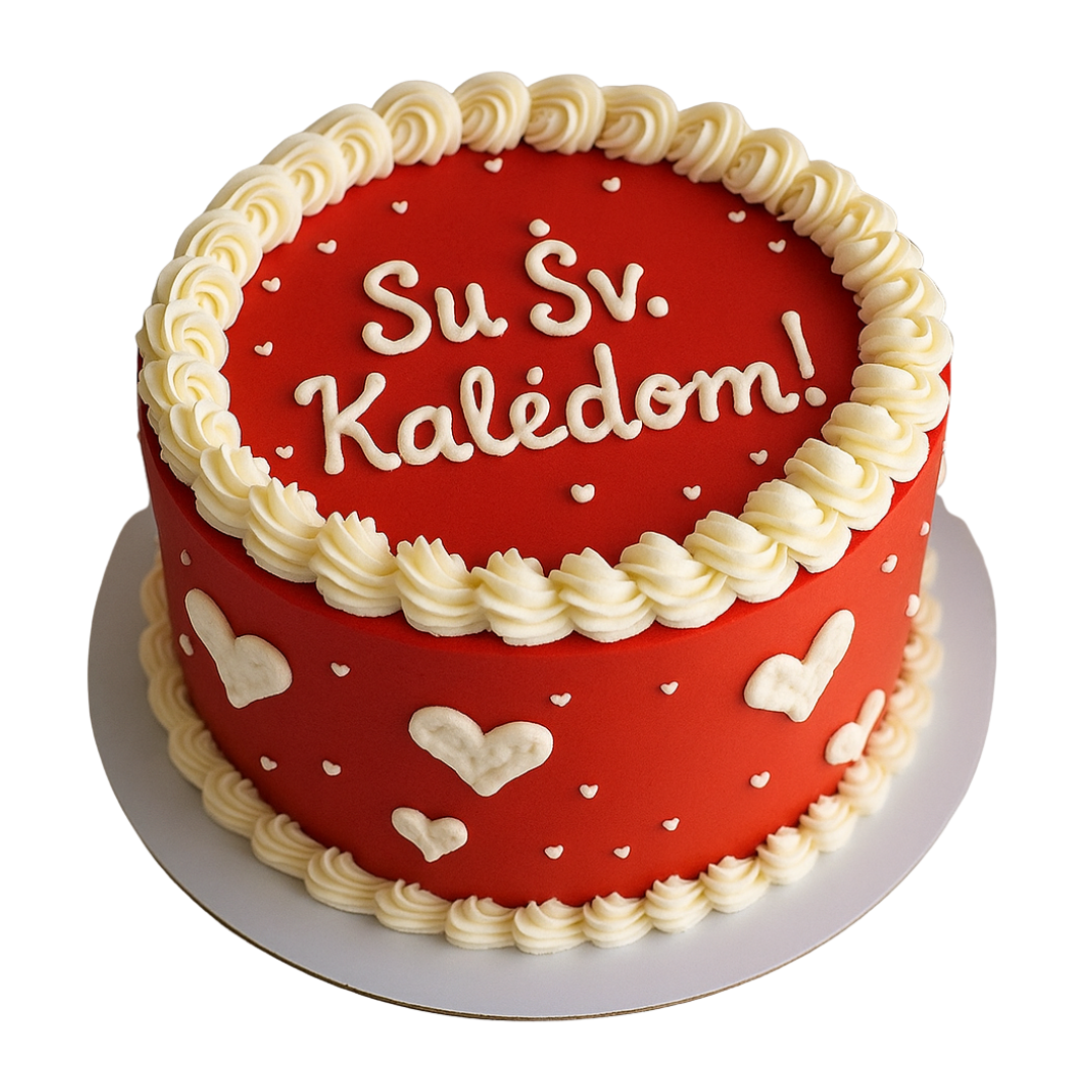 Tortas SU ŠV. KALĖDOM, 37 Eur/kg – ALKAVÀ